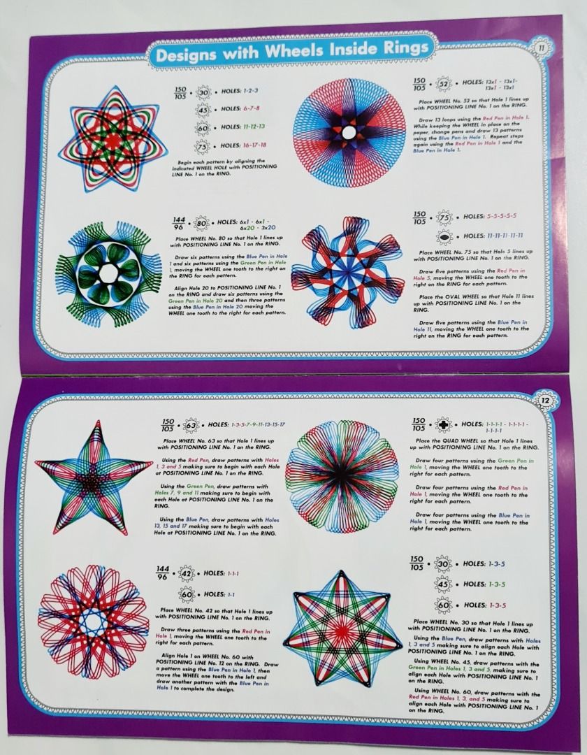 The Original Spirograph Deluxe Set, Hobbies & Toys, Stationery & Craft ...