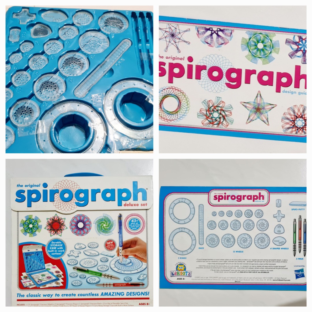 The Original Spirograph Deluxe Set, Hobbies & Toys, Stationery & Craft ...