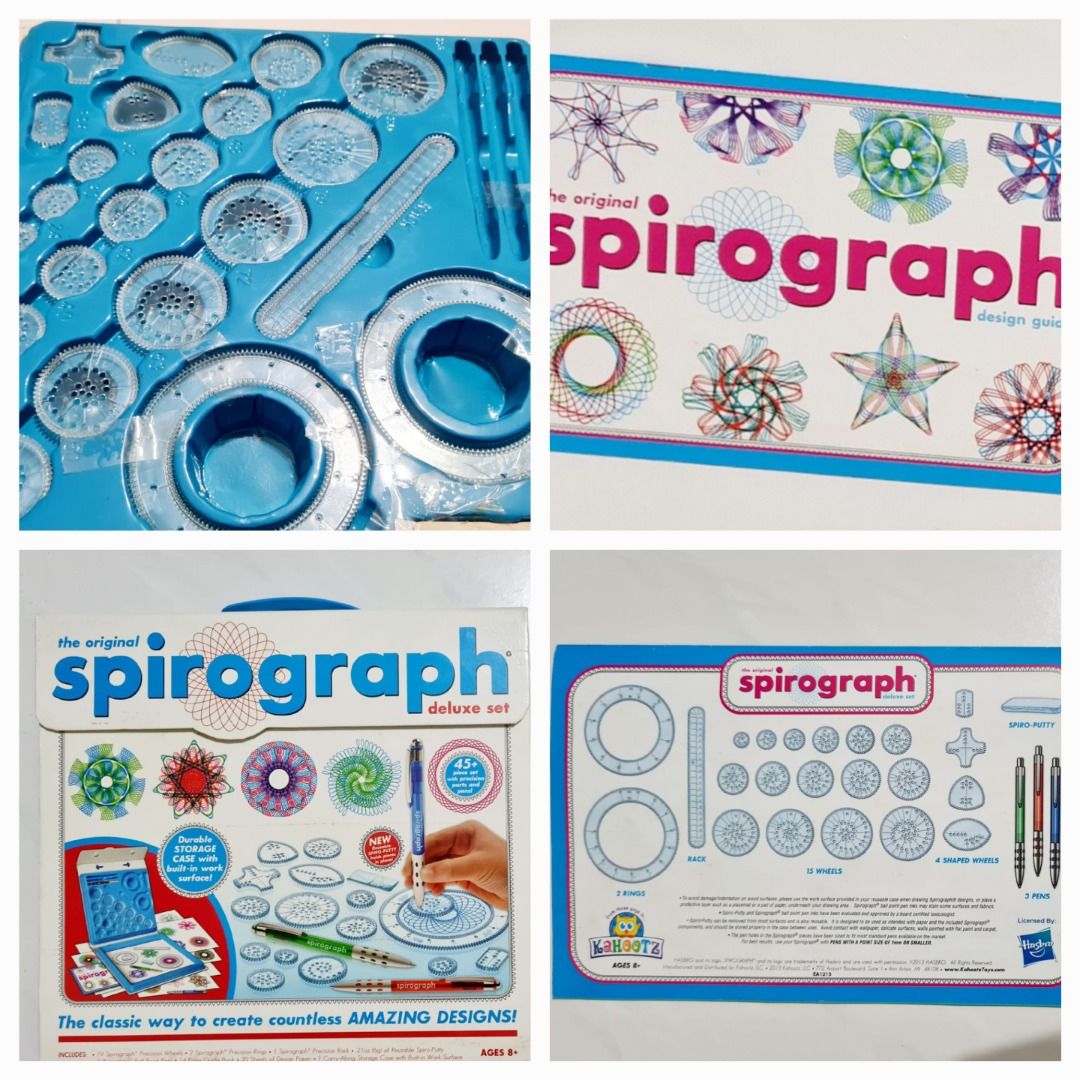 The Original Spirograph Deluxe Set, Hobbies & Toys, Stationery & Craft ...