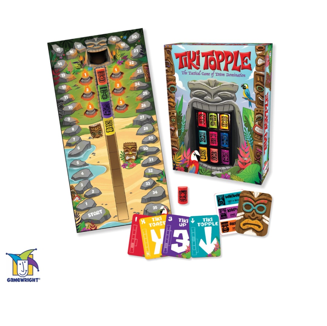 Tiki Topple, Hobbies & Toys, Toys & Games on Carousell