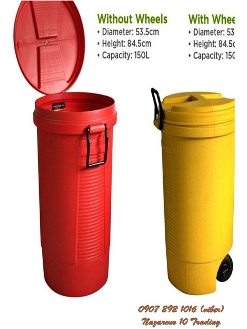 trash bin 493 Trolling bin, Furniture & Home Living, Cleaning ...