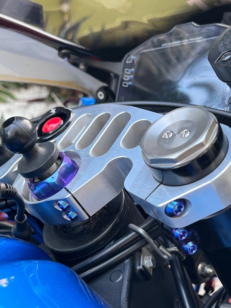 Triple clamp, Motorcycles, Motorcycle Accessories on Carousell