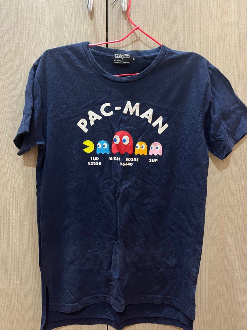 Uniqlo x Pac-Man collab t-shirt, Men's Fashion, Tops & Sets, Tshirts ...