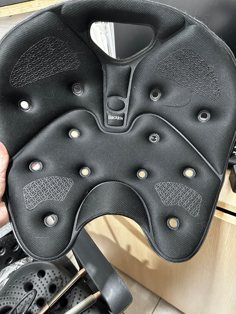 USED - Backjoy Core Traction Posture Seat Cushion (black) on Carousell