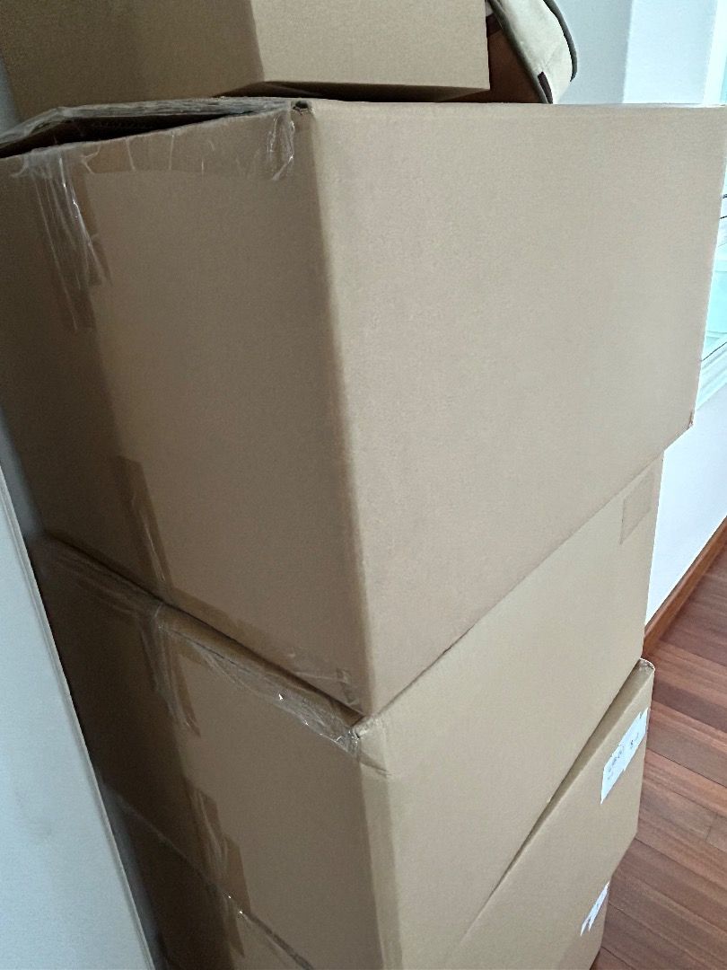 Used moving carton boxes at a discount, min. 10 pcs to purchase ...