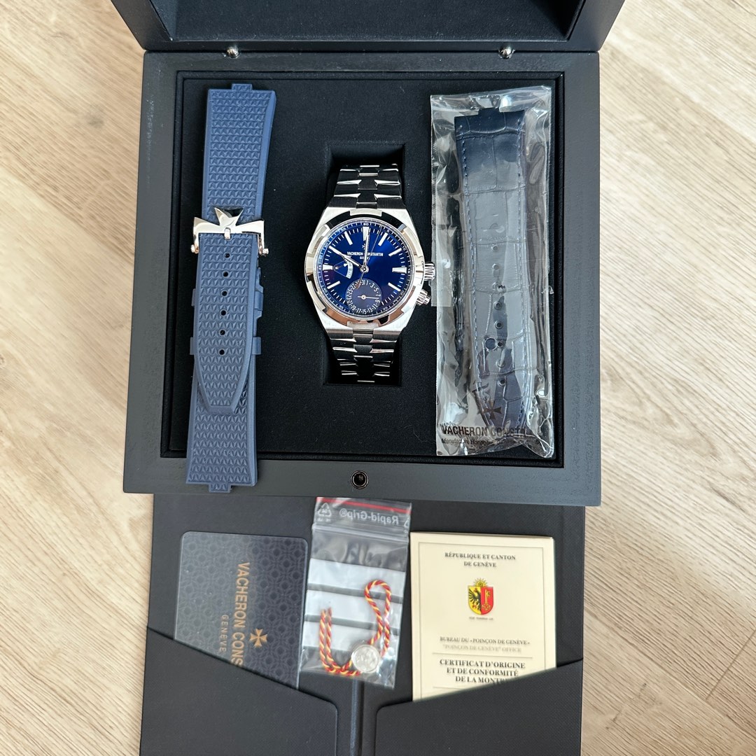 Vacheron Constantin Overseas Dual Time 7900V Blue Dial, Luxury, Watches ...