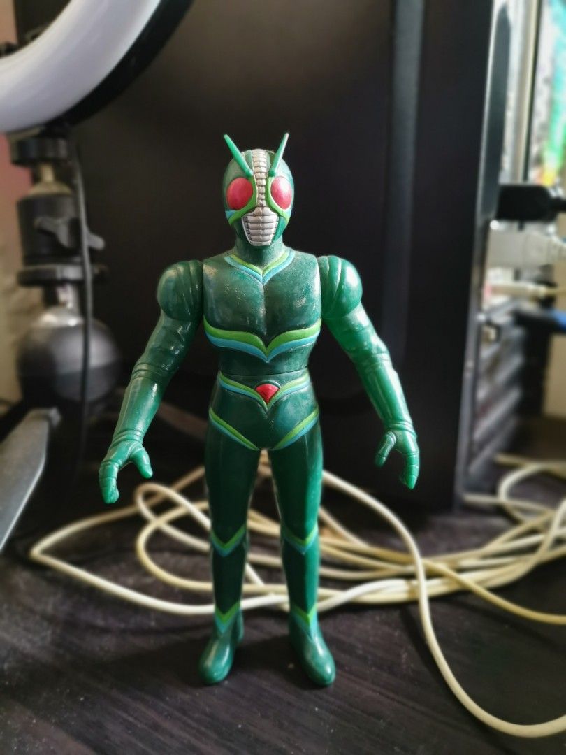 Vintage 1996 mask rider green on Carousell
