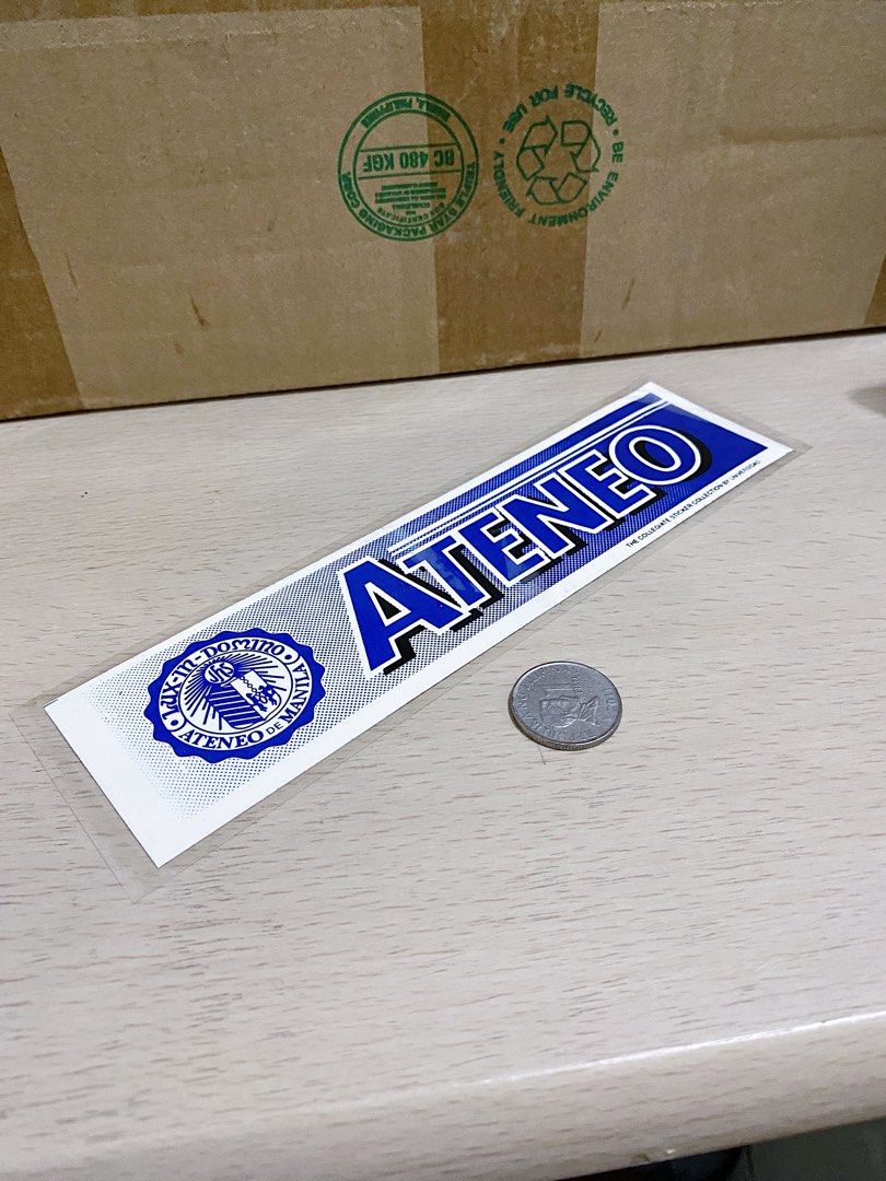 (Vintage) 90’s Ateneo De Manila University - ADMU - Collegiate Bumper ...