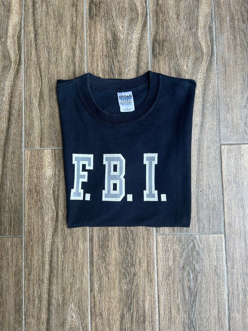 Vintage fbi shirt, Men's Fashion, Tops & Sets, Tshirts & Polo Shirts on ...