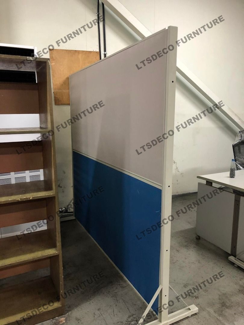 WALLPANEL DIVIDER WITH STAND OFFICE PARTITITON FURNITURE on Carousell
