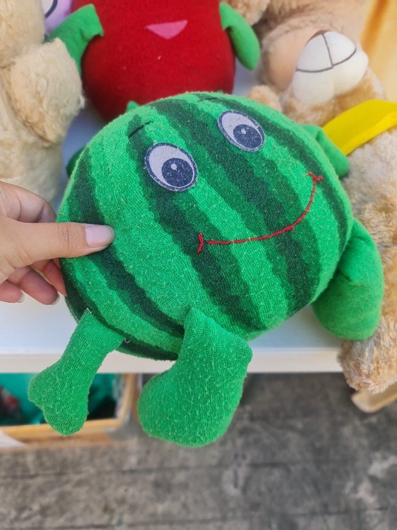 Watermelon Stuffed toy, Hobbies & Toys, Toys & Games on Carousell