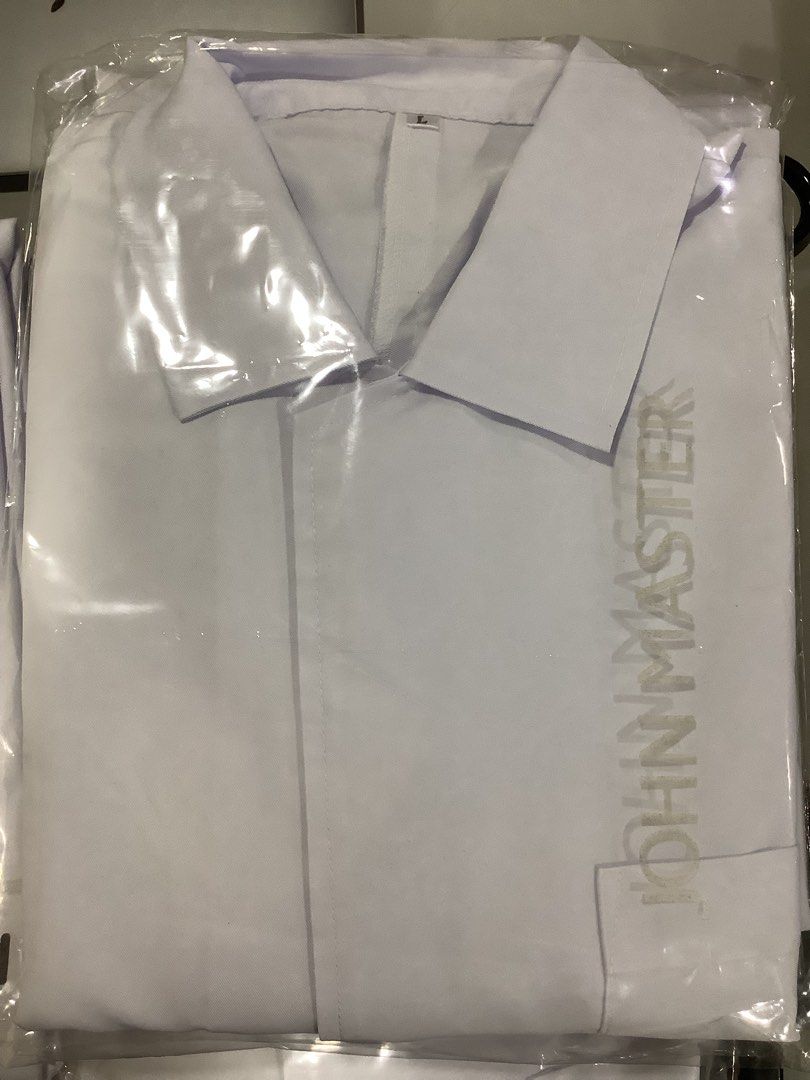 White Short Sleeve Lab Coat (Ready Stock), Women's Fashion, Coats ...