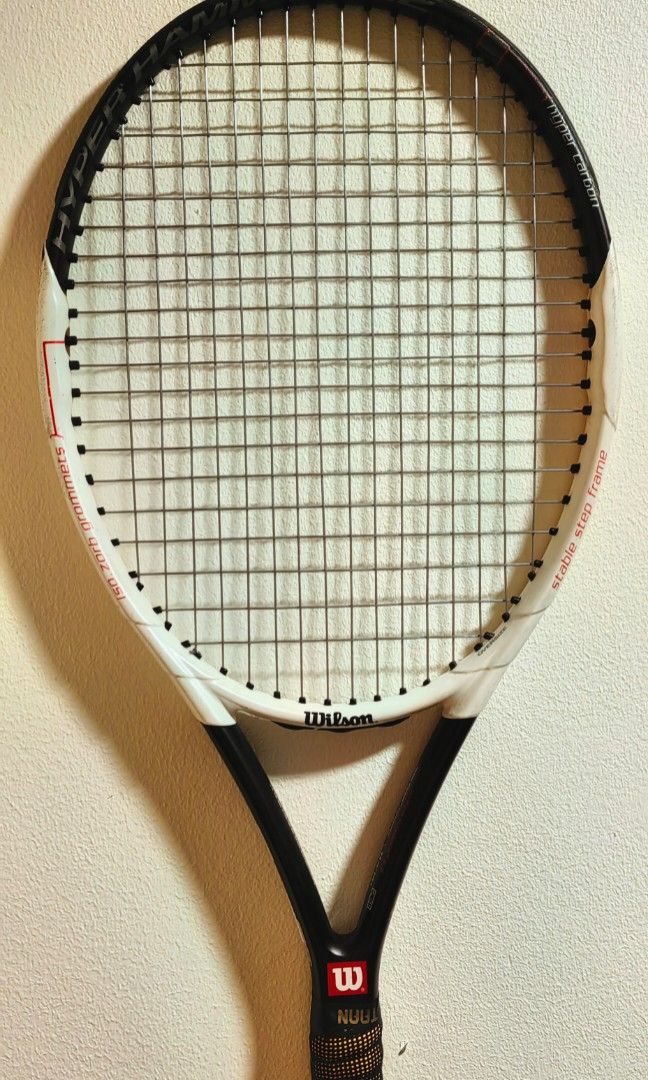 Wilson Hyper Hammer 6.2 Midplus tennis racket, Sports Equipment, Sports ...