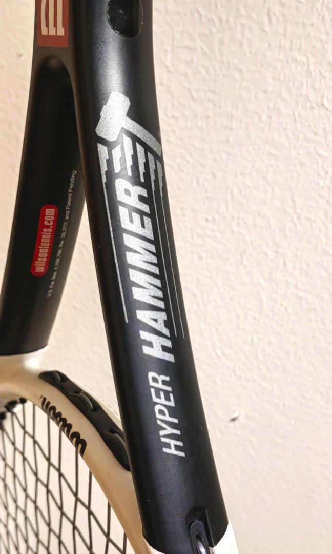 Wilson Hyper Hammer 6.2 Midplus tennis racket, Sports Equipment, Sports ...