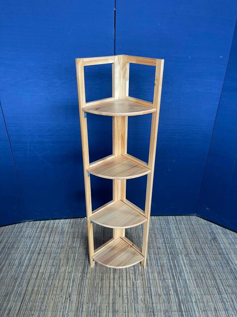 Wooden Corner Rack on Carousell