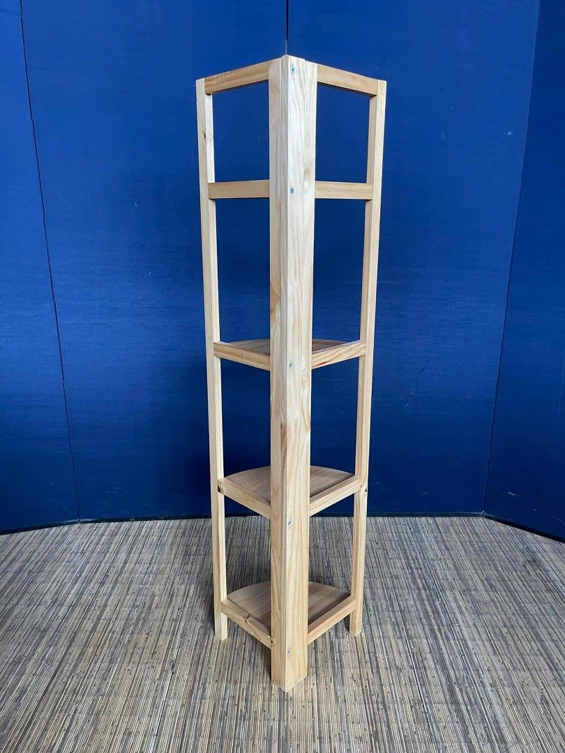 Wooden Corner Rack on Carousell