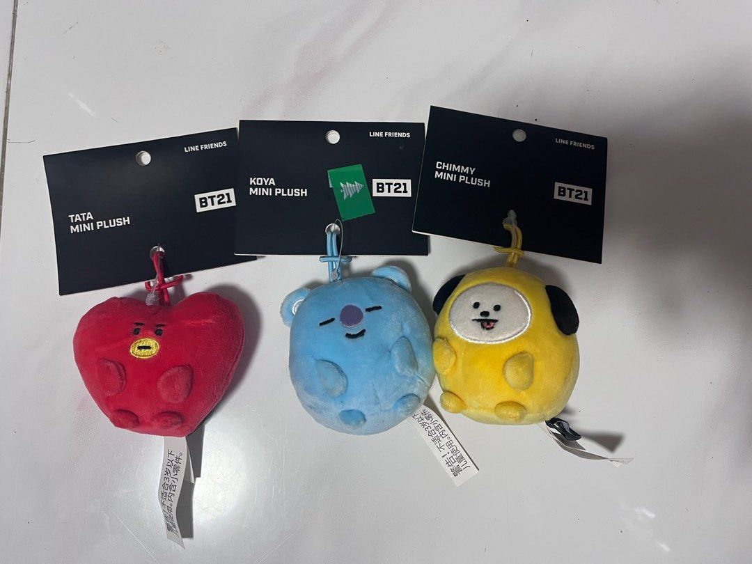 wts bts bt21 tata koya chimmy mini plush, Hobbies & Toys, Memorabilia & Collectibles, K-Wave on ...