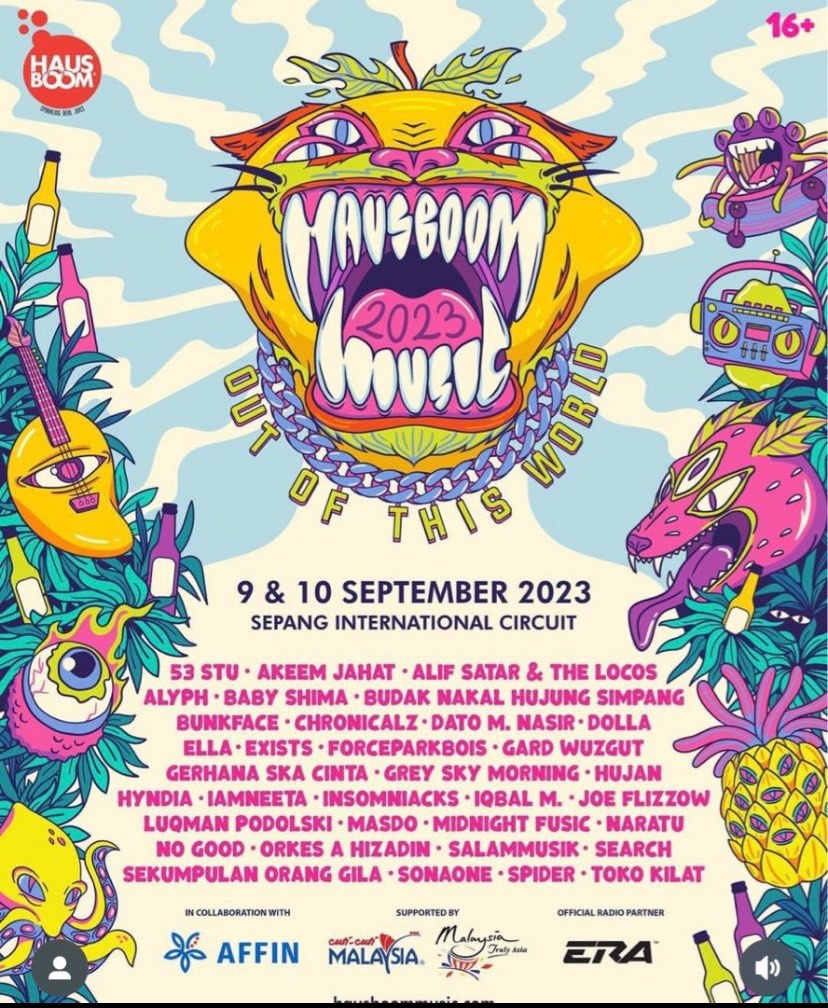 WTS HAUSBOOM TICKET CONCERT, Tickets & Vouchers, Event Tickets on Carousell