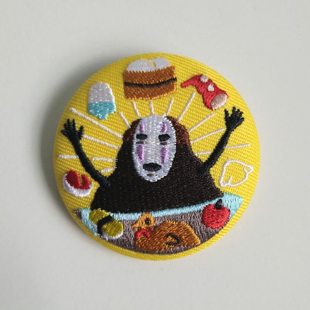 WTS/WTT Studio Ghibli Spirited Away Embroidery Brooch Collection - No ...