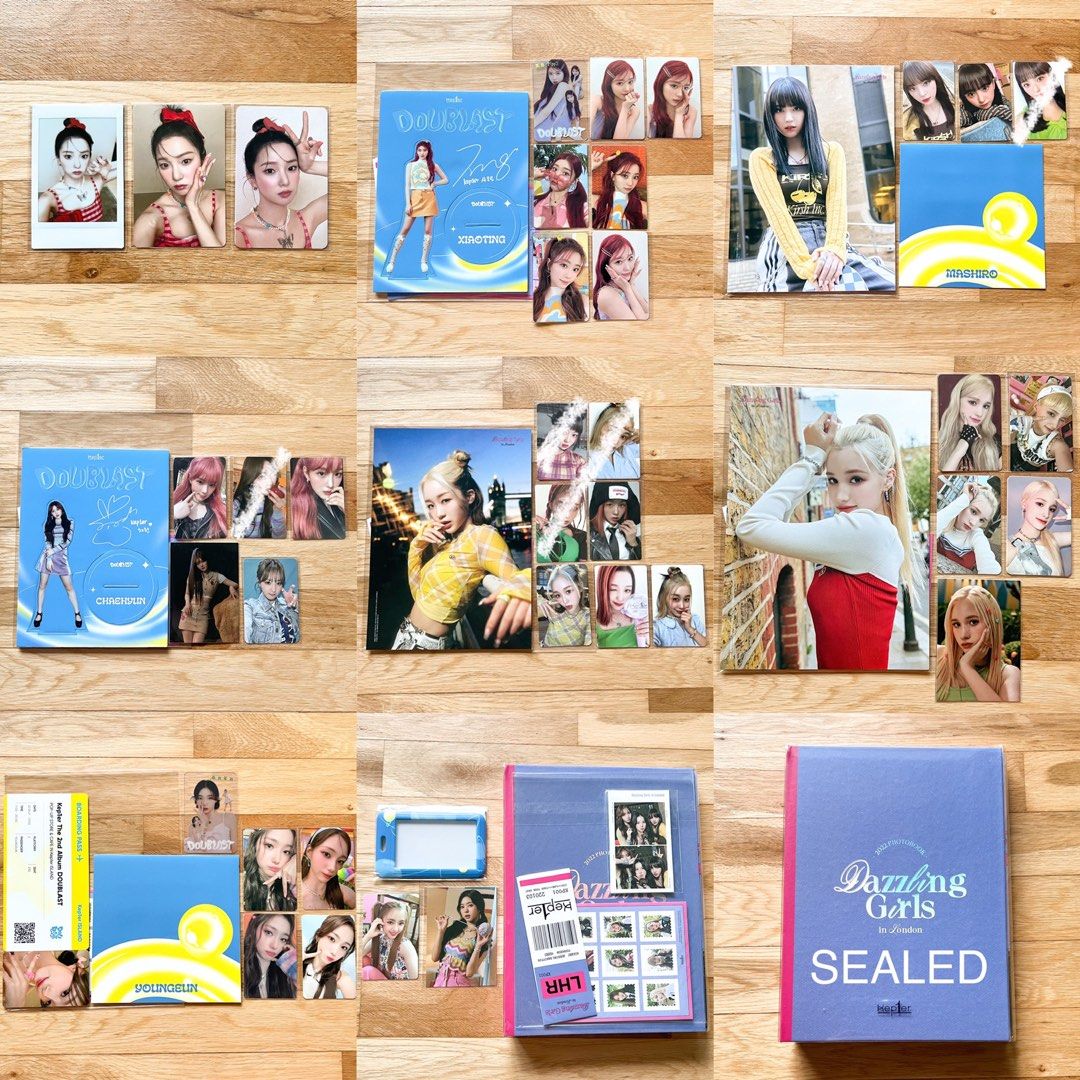 wtt wts kep1er photocard pc mashiro xiaoting yujin hikaru youngeun bahiyyih chaehyun yeseo ...