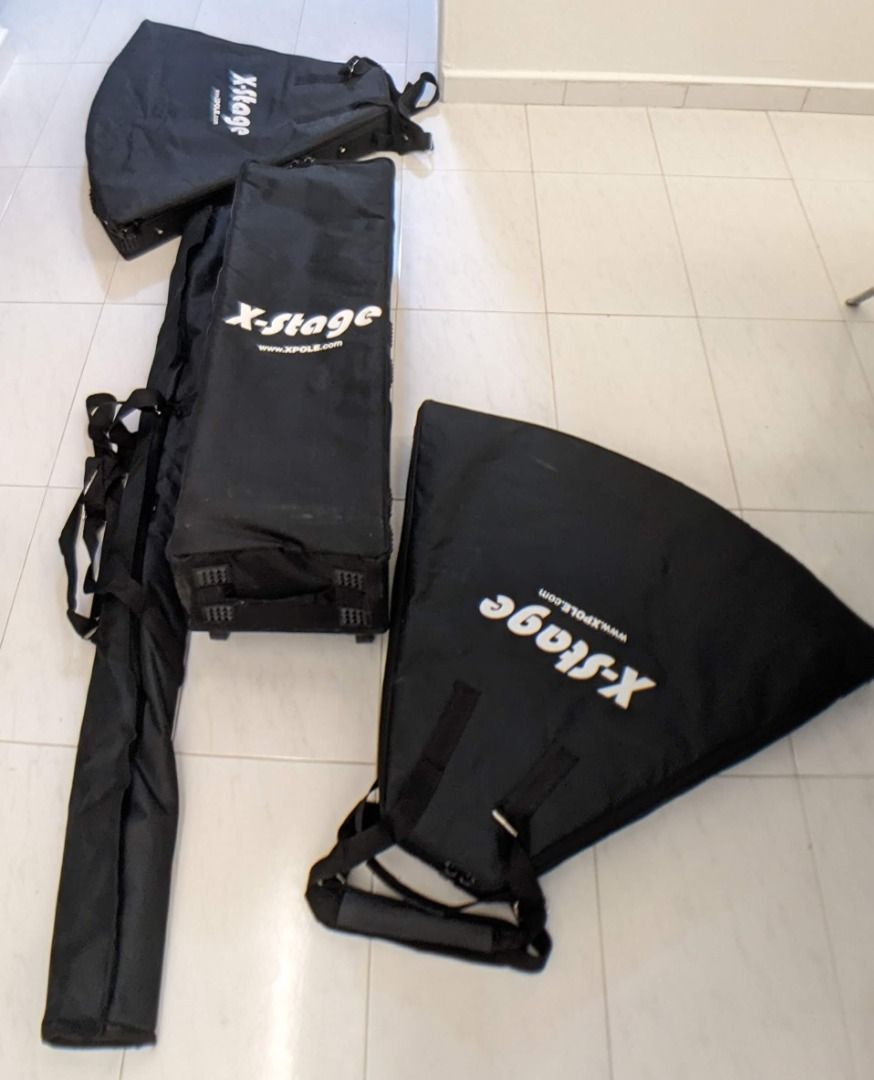 XPOLE xstage lite 40mm chrome pole + new 750mm extension, Sports Equipment, Exercise & Fitness ...