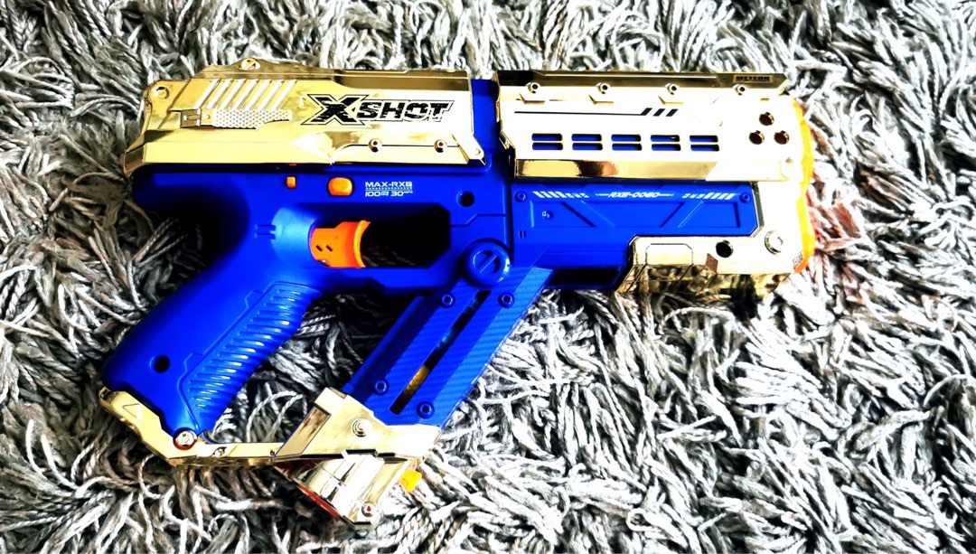 X-Shot RX8 Gold Edition, Hobbies & Toys, Toys & Games on Carousell