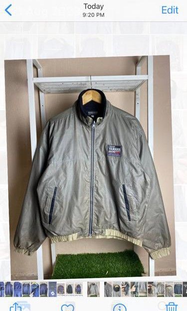 YAMAHA Racing Team Vintage Jacket (Pit 24), Men's Fashion, Coats ...