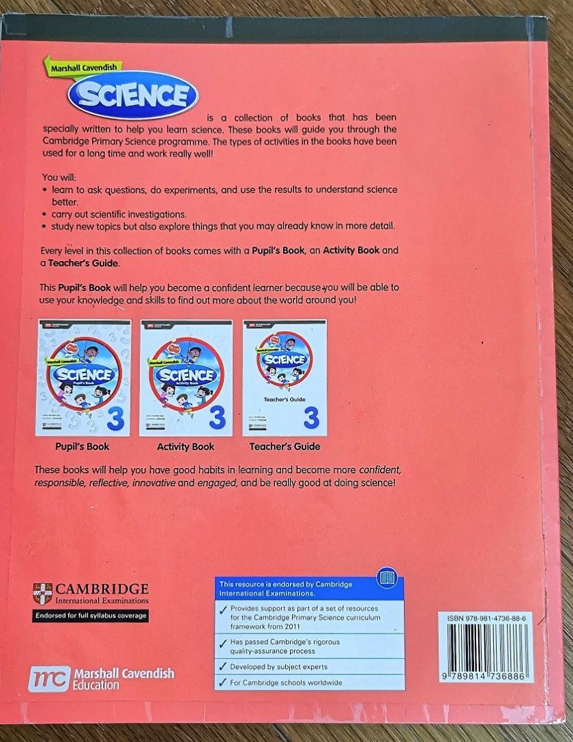 Year 3 Science Pupils Book, Hobbies & Toys, Books & Magazines ...