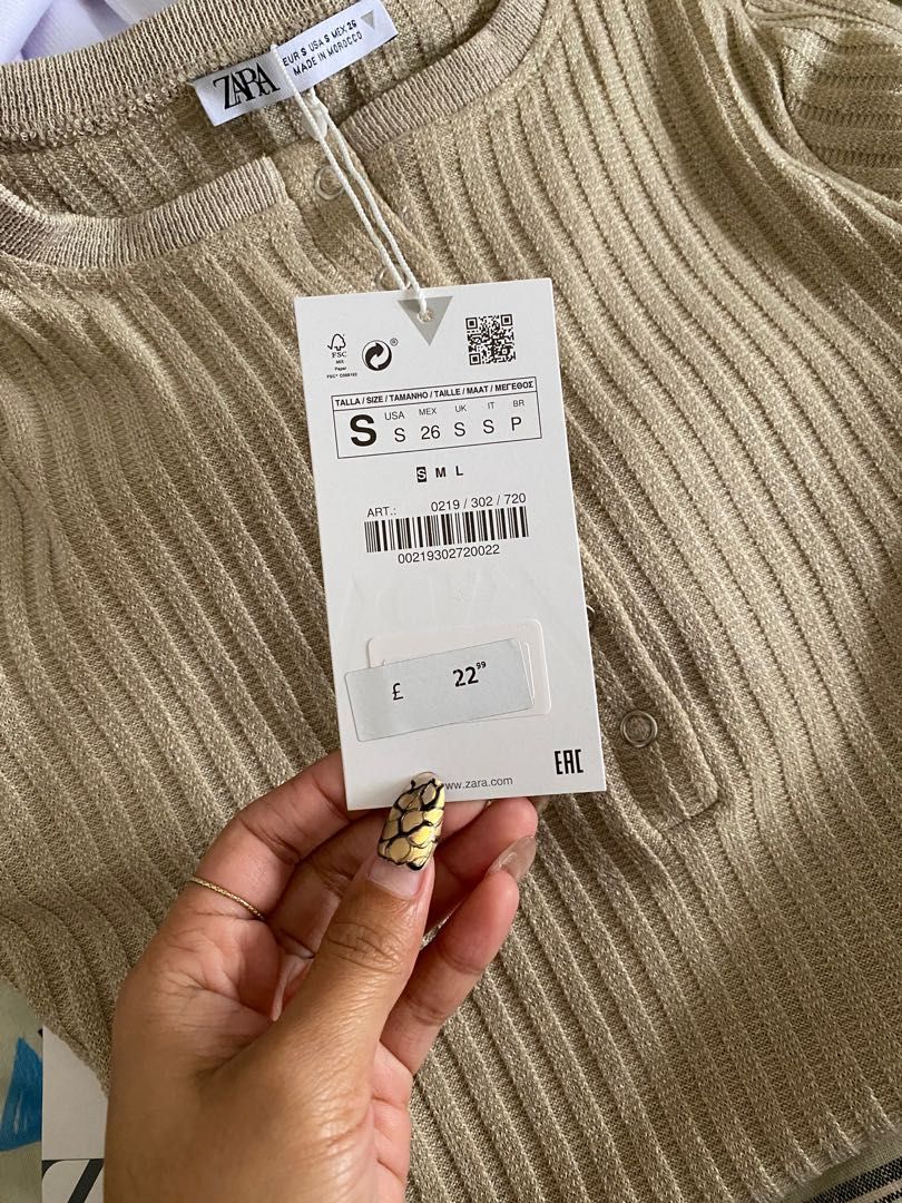 ZARA SNAP BUTTON BODYSUIT on Carousell
