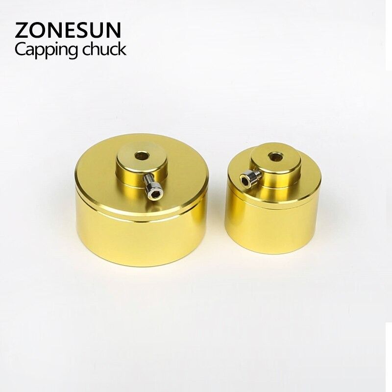 ZONESUN Capping machine chuck, screw capping tool head bottle capping ...