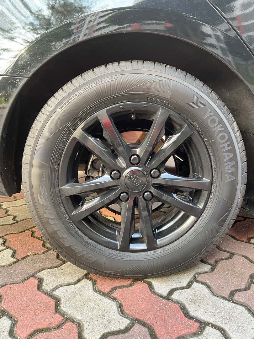15” rims with Yokohama Tyres 195/65/15, Car Accessories, Tyres & Rims ...