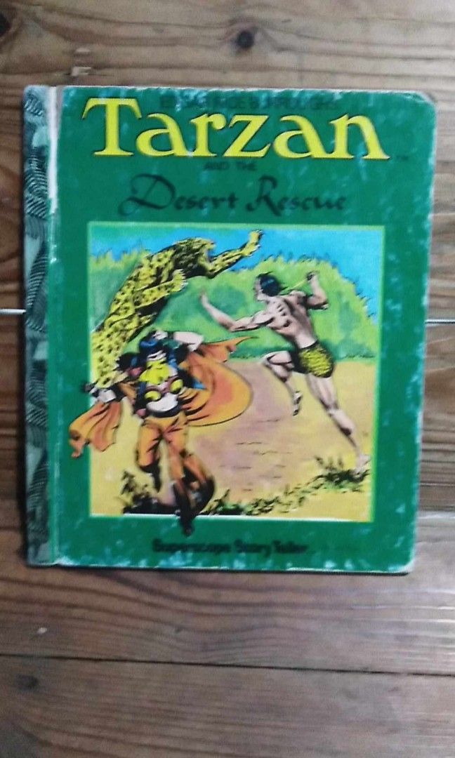 1977 tarzan storybook illustrated by Hogarth, Hobbies & Toys, Books ...