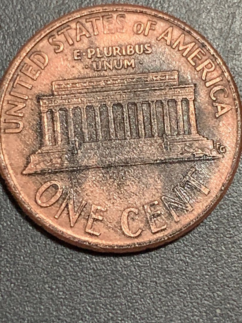 1990 D Lincoln Penny ( Occluded gas, mis aligned died/ railroad rim ...