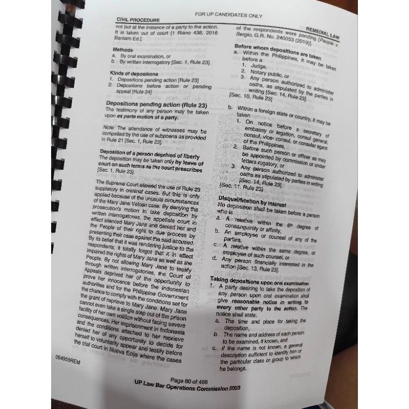 2023 BOC Remedial Law, Hobbies & Toys, Books & Magazines, Textbooks on ...