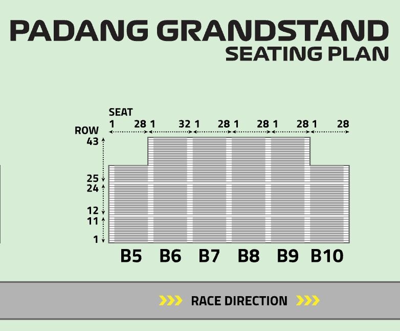 Singapore Formula 1 (F1) Padang Grandstand tickets x2 (including free ...