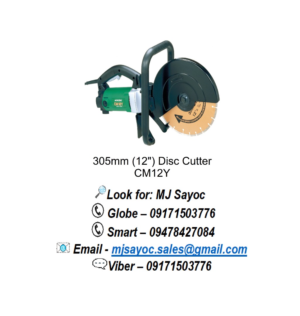 305mm (12") Disc Cutter CM12Y, Commercial & Industrial, Construction ...