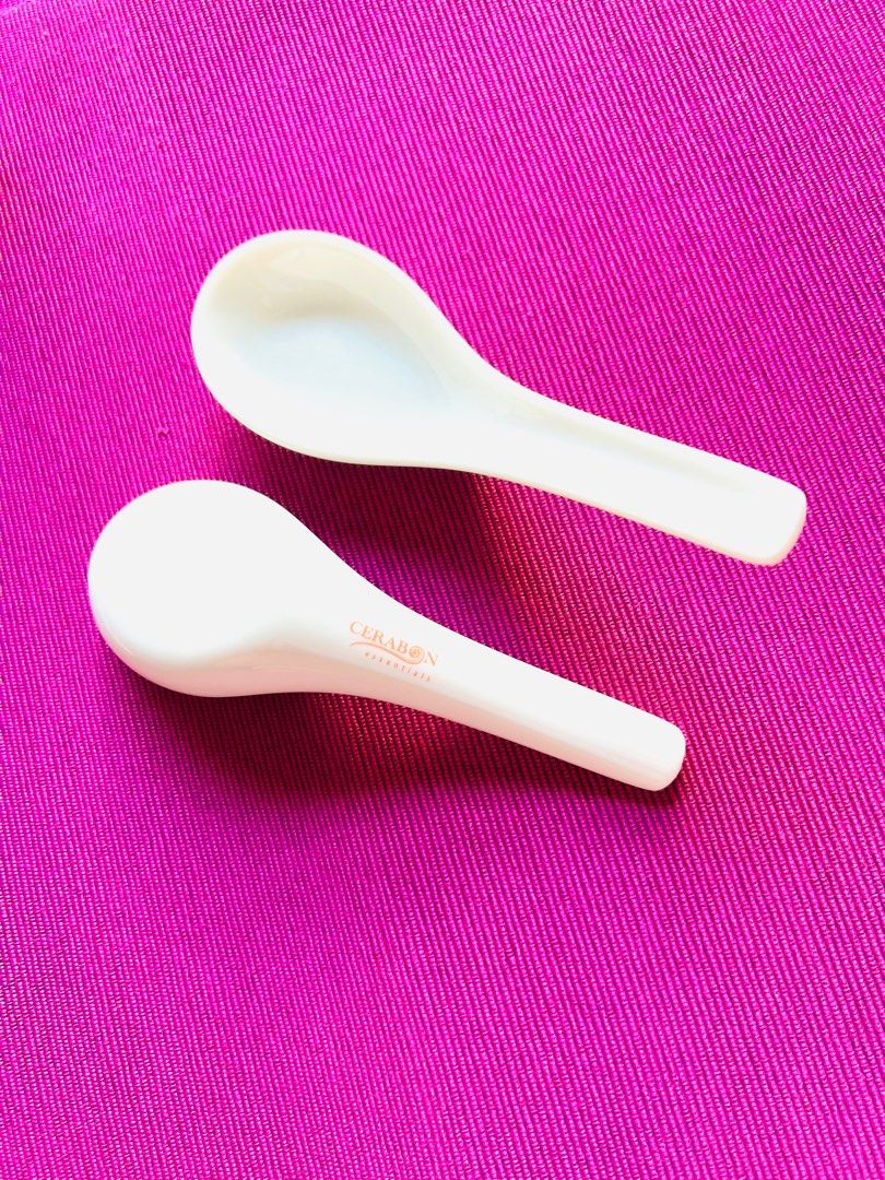4-pc CERABON ESSENTIALS Shangri-La Porcelain Chinese Soup Spoons ...