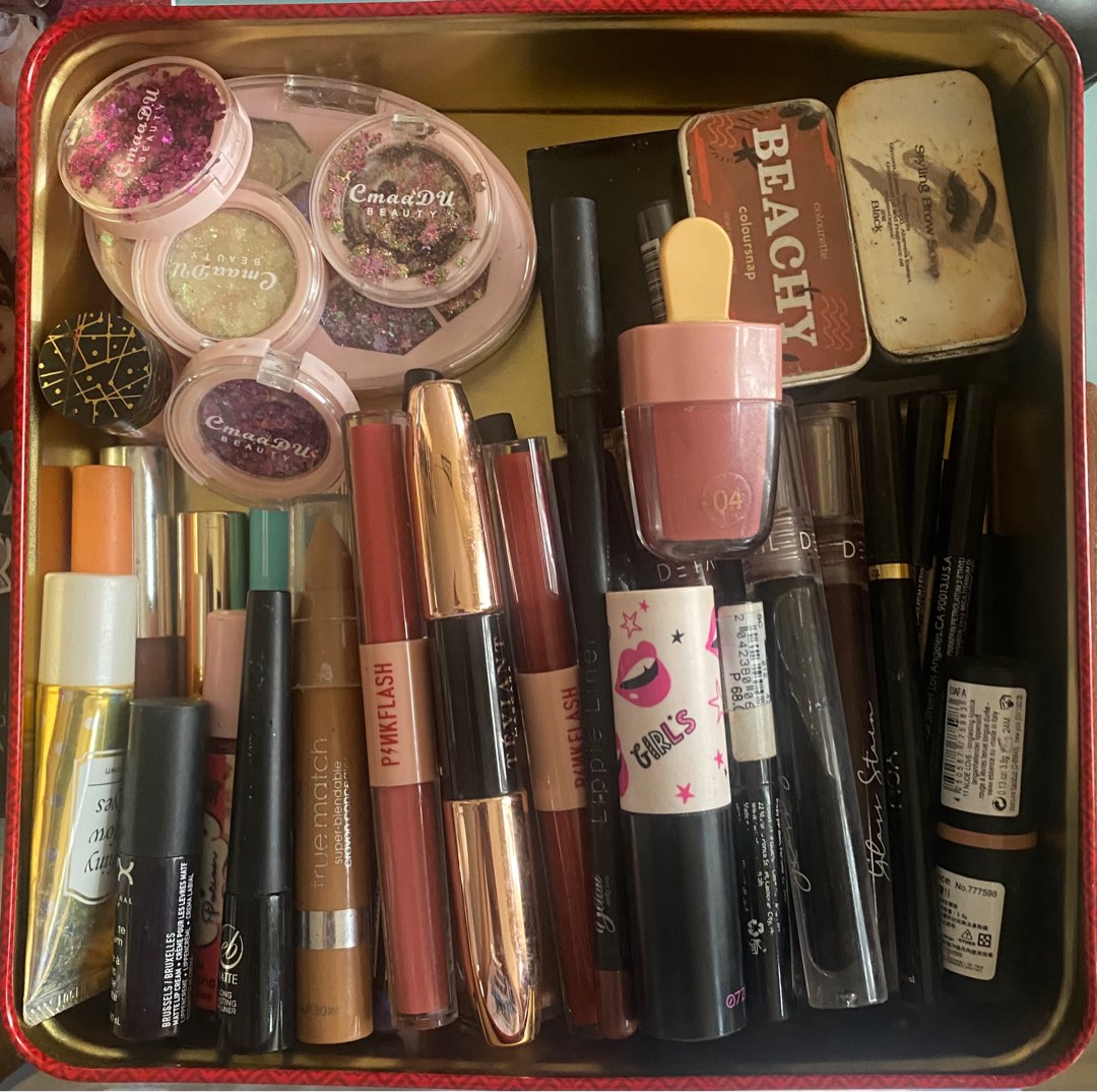 50 pcs. mixed makeup bundle on Carousell
