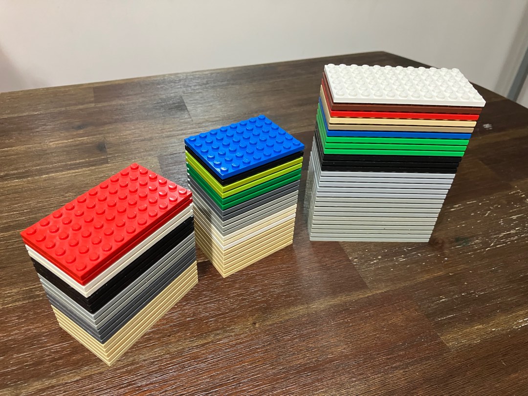 6 by X lego plates (where x is 8, 10, 12), Hobbies & Toys, Toys & Games ...