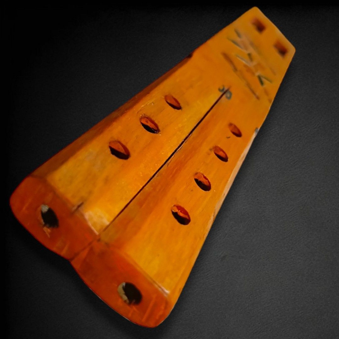 70s Vintage Djovnice Serbian Traditional Musical Instrument Dual Tube ...