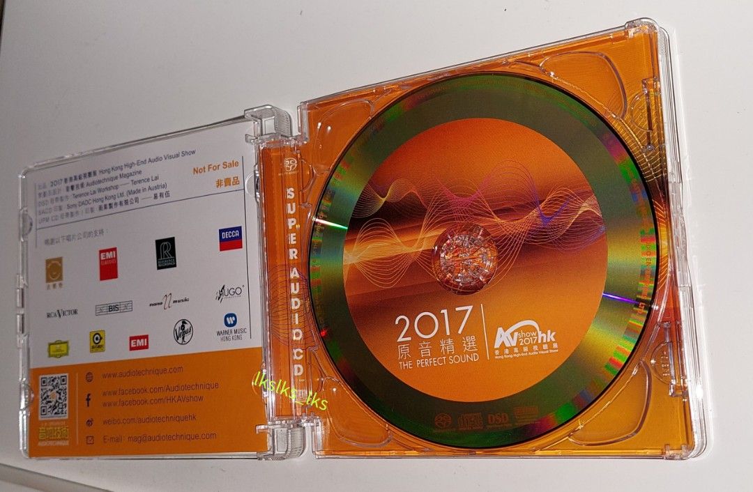 香港高級視聽展 AV Show HK (2017年) The Perfect Sound 原音精選 SACD, 興趣及遊戲, 音樂、樂器 & 配件, 音樂與媒體 - CD 及 DVD ...