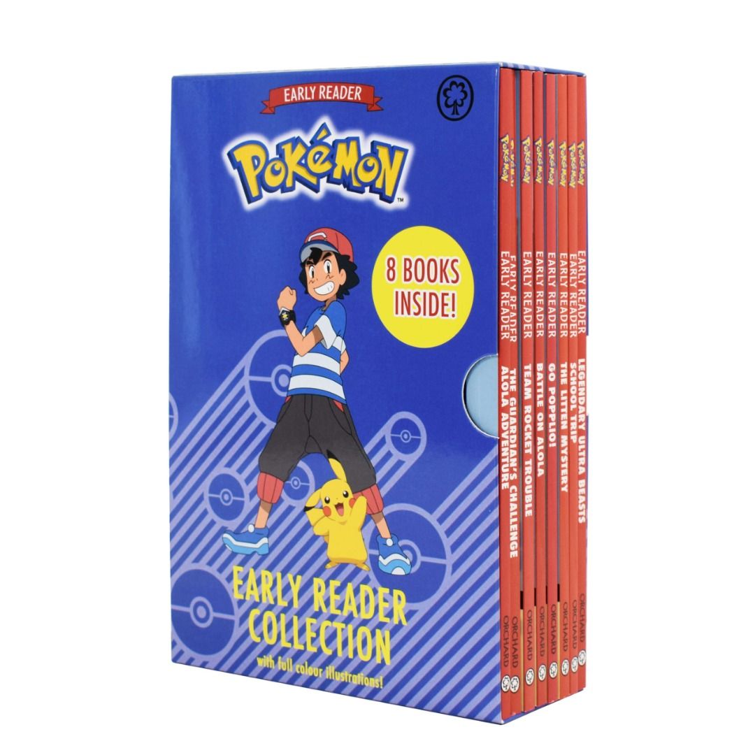 ⭐彩色內頁 Pokemon 橋樑書⭐ The Official Pokemon Early Reader 8 Books Box Set ...