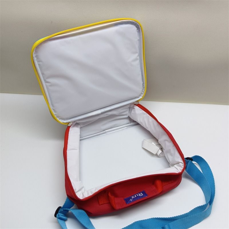 美國 RUZ X Super Mario 超級瑪利歐 孖寶兄弟 紅色保溫帆布 童裝 手提 斜咩袋, 兒童＆孕婦用品, 嬰兒及小童流行時尚 ...