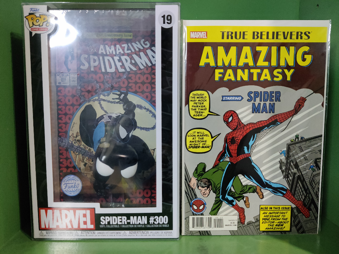Amazing fantasy 15 true believer's print and Funko comic cover ...