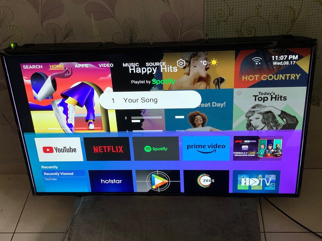 Android smart tv 42 inches, TV & Home Appliances, TV & Entertainment ...