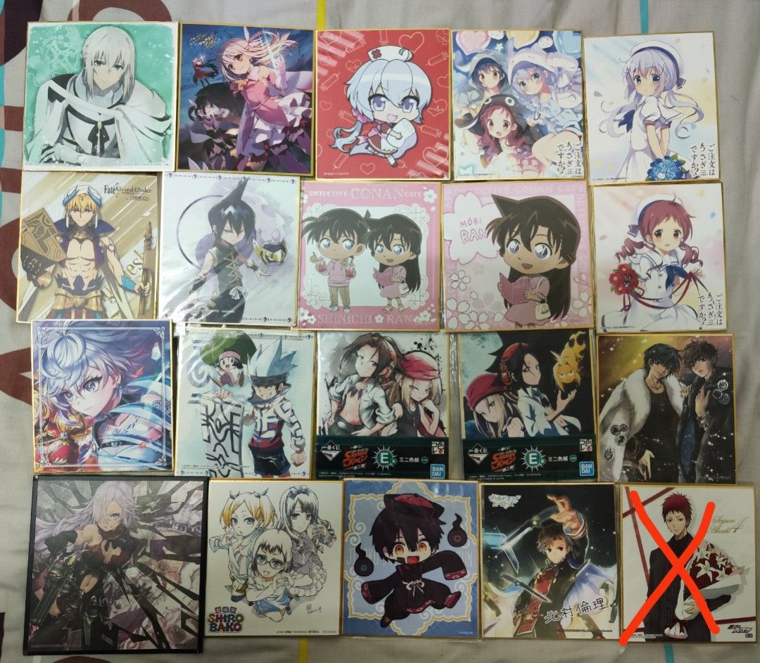 Anime Art Board SMALL, Hobbies & Toys, Collectibles & Memorabilia, Fan ...