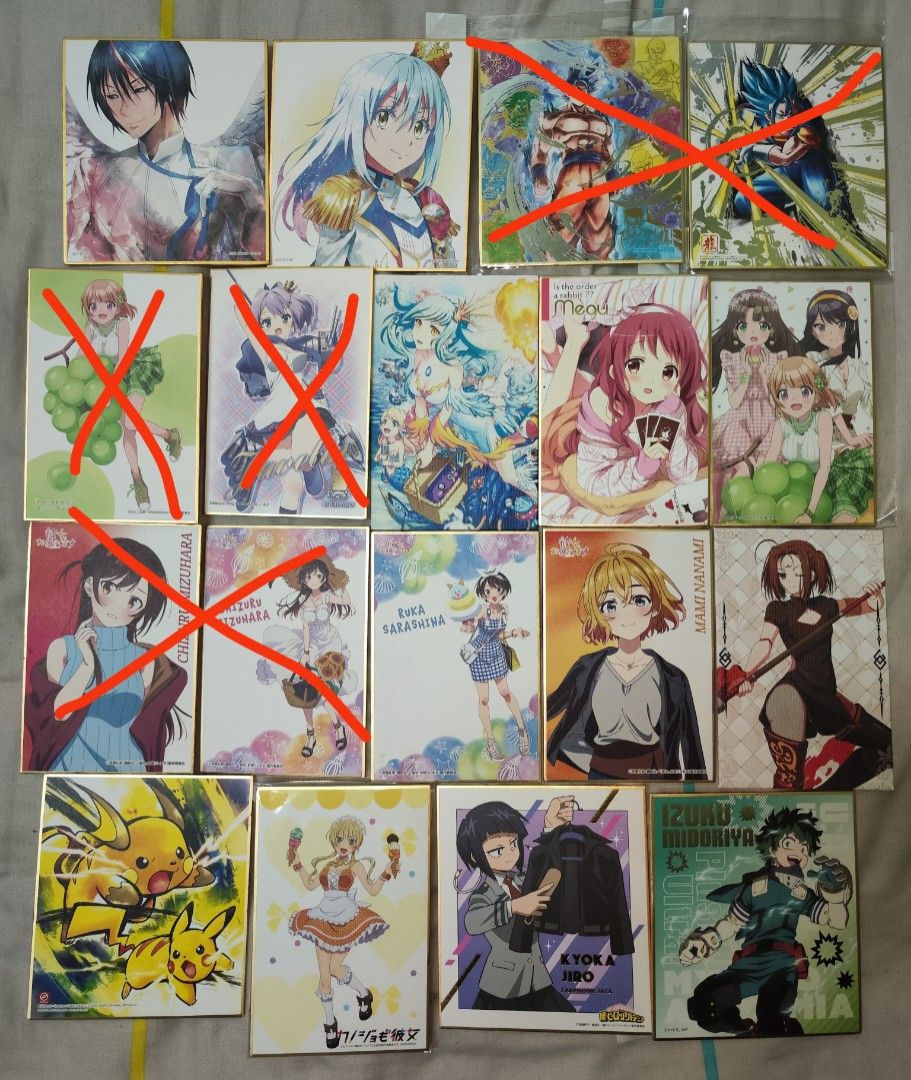 Anime Art Board SMALL, Hobbies & Toys, Collectibles & Memorabilia, Fan ...