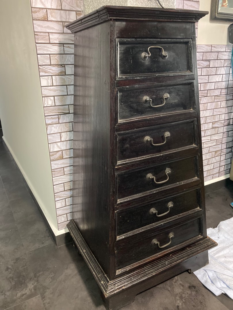 Antique wood drawer, Furniture & Home Living, Furniture, Shelves ...
