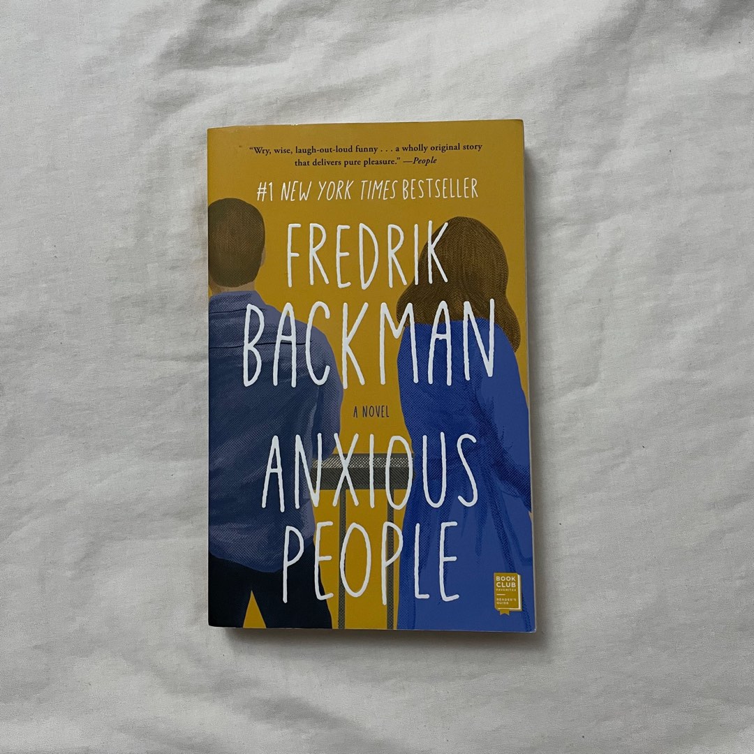 Anxious People by Fredrik Backman on Carousell
