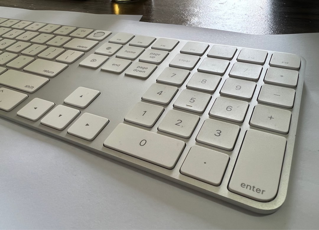 Apple Magic Keyboard Touch Id Fingerprint And Numeric Keypad Full Size Computers And Tech